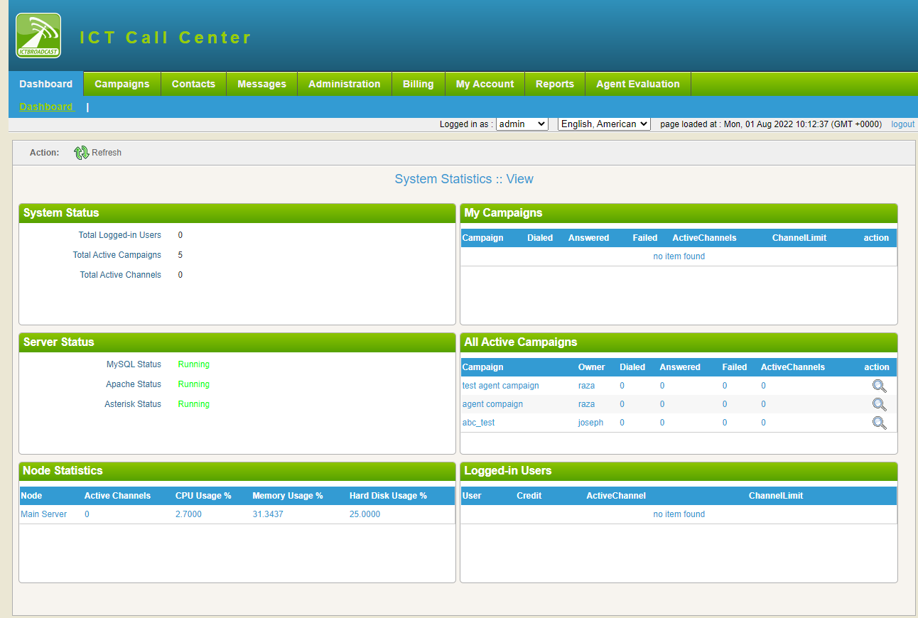 ICTBroadcast Admin Guide - ICTBroadcast